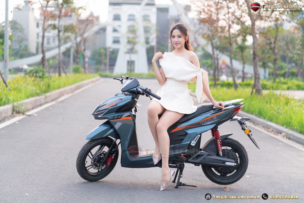 Xe Máy Điện Tailg T71 Vario 8 Acquy 23A 150km/1 lần sạc - Thế giới xe điện